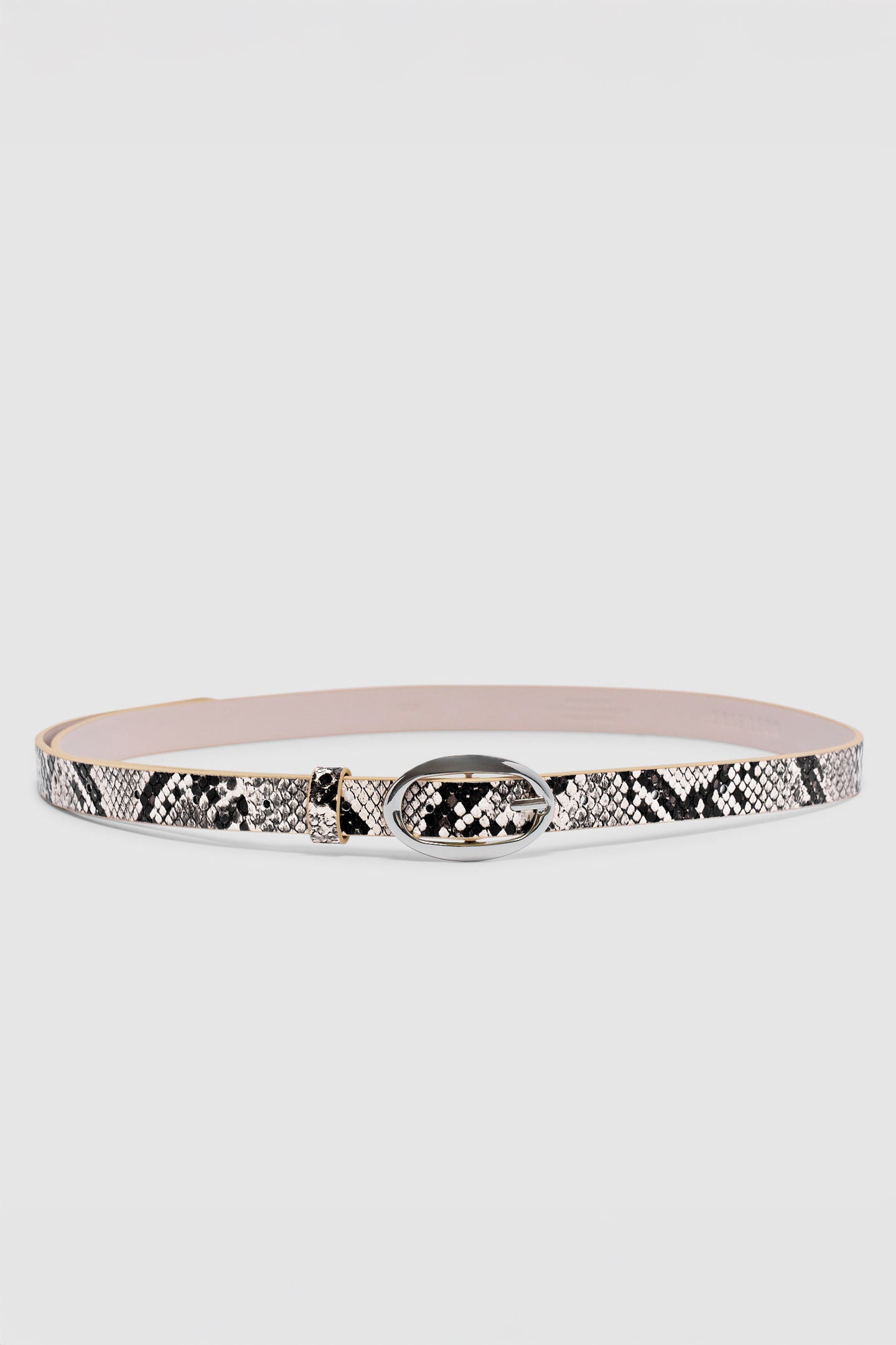 BRIE LEON Oval Belt Python - Laneway Boutique