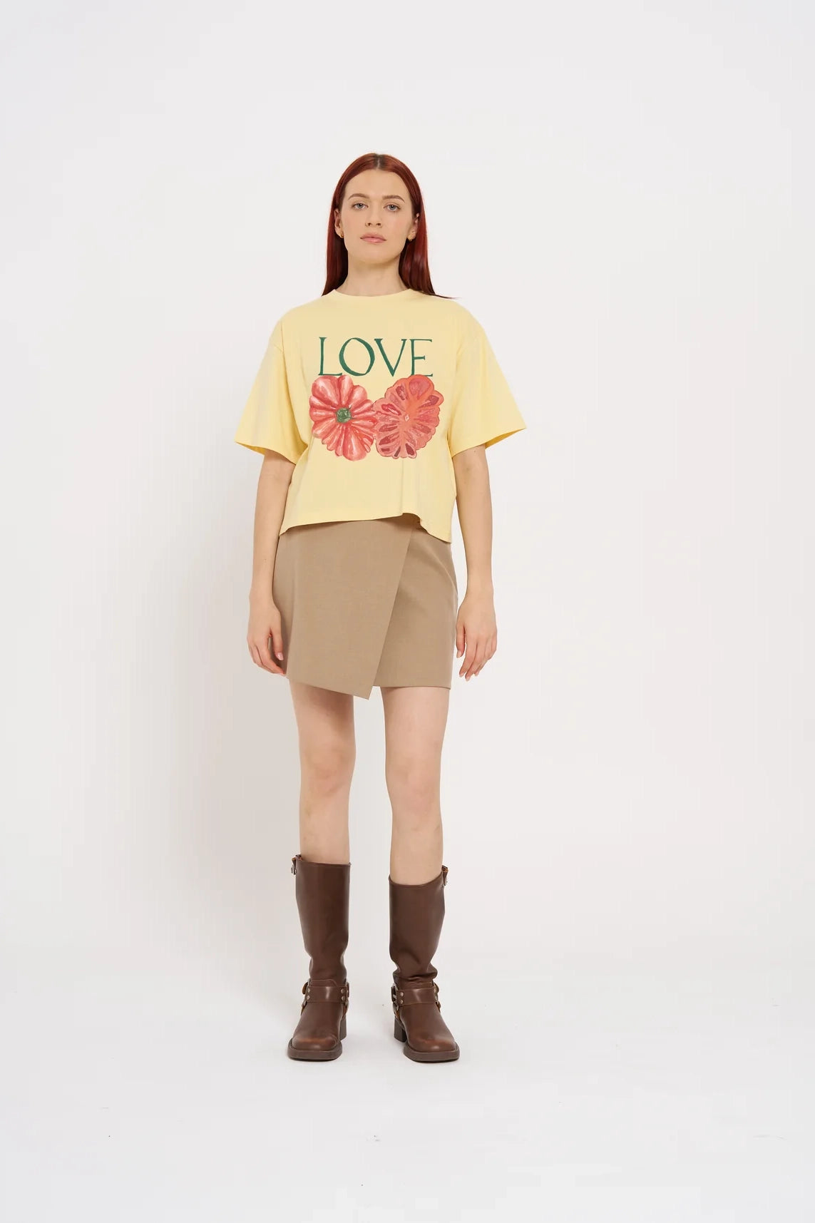 Maku The Label Love Tomato Tee Butter - Laneway Boutique