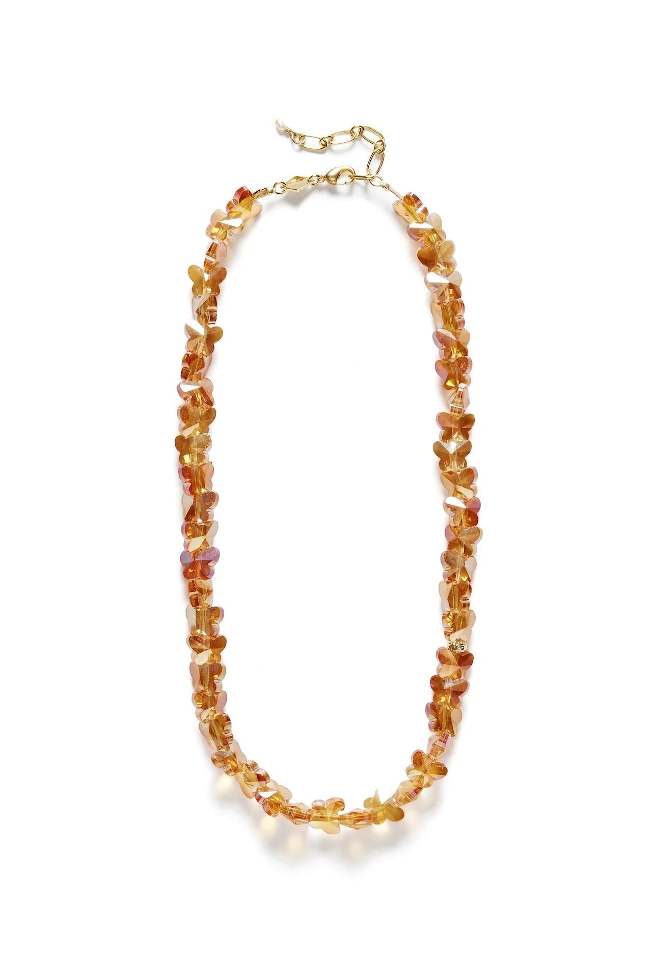 ANNI LU Crystal Butterfly Necklace - Laneway Boutique