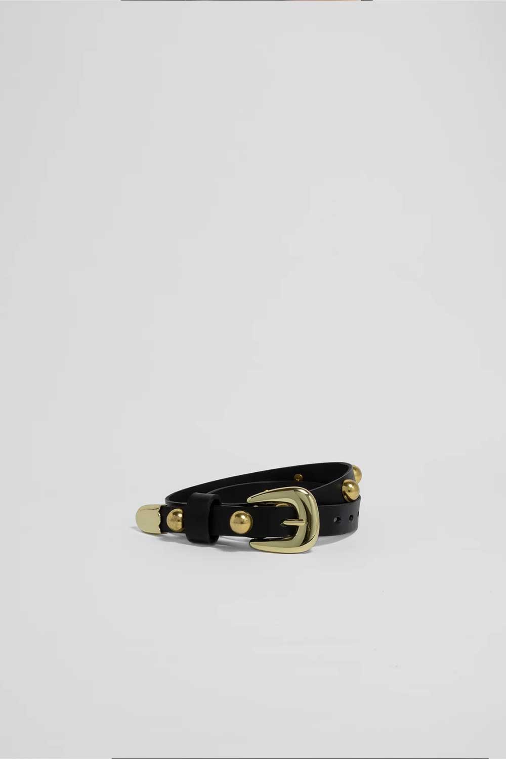 The Lair Margot Dome Belt Brass - Laneway Boutique