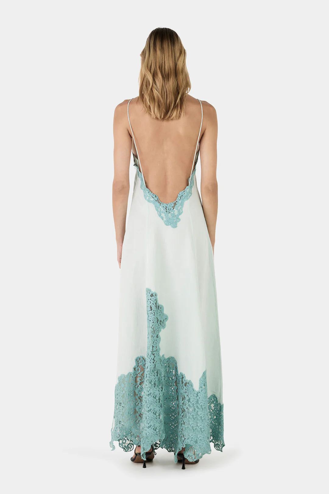 Hansen And Gretel Juno Maxi Dress Seaspray - Laneway Boutique