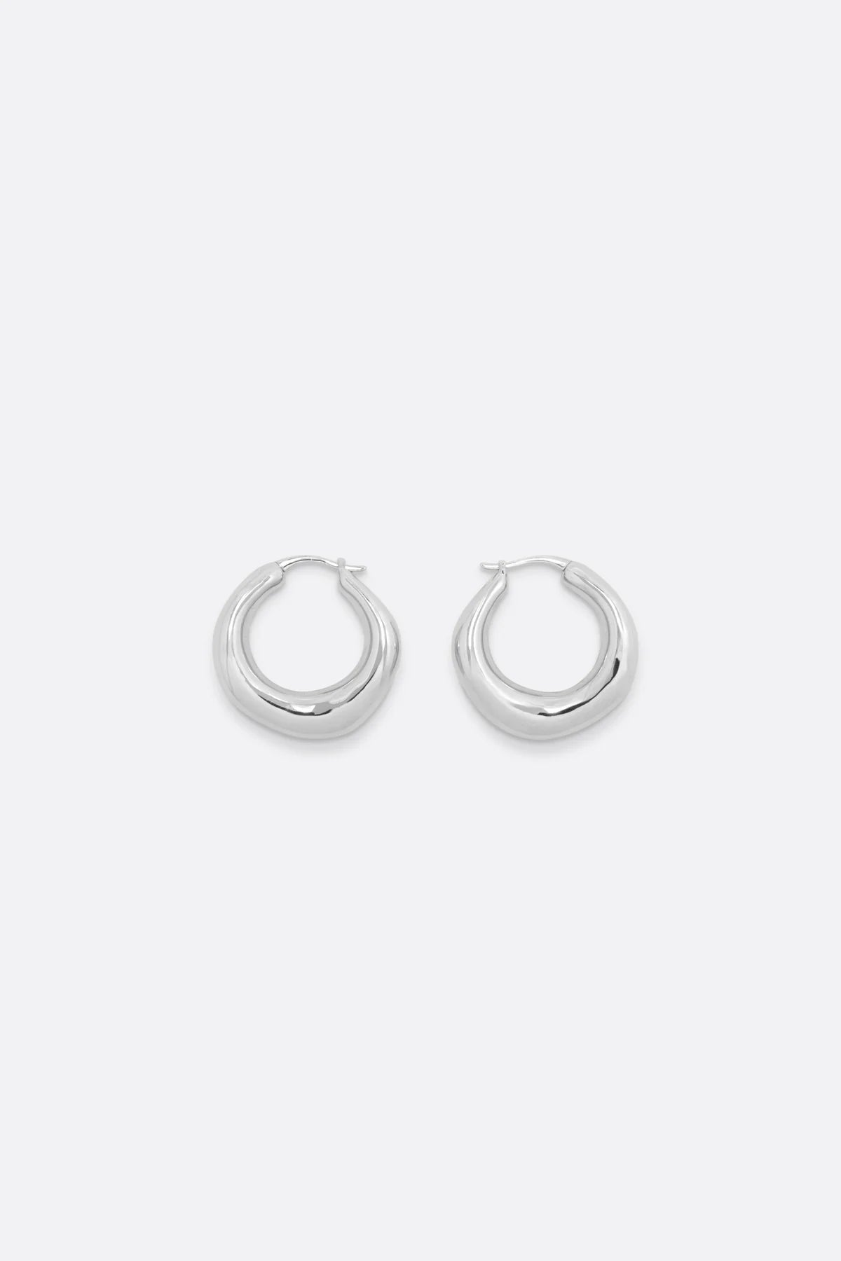 Nina Gordon Versus Hoops Small Silver - Laneway Boutique