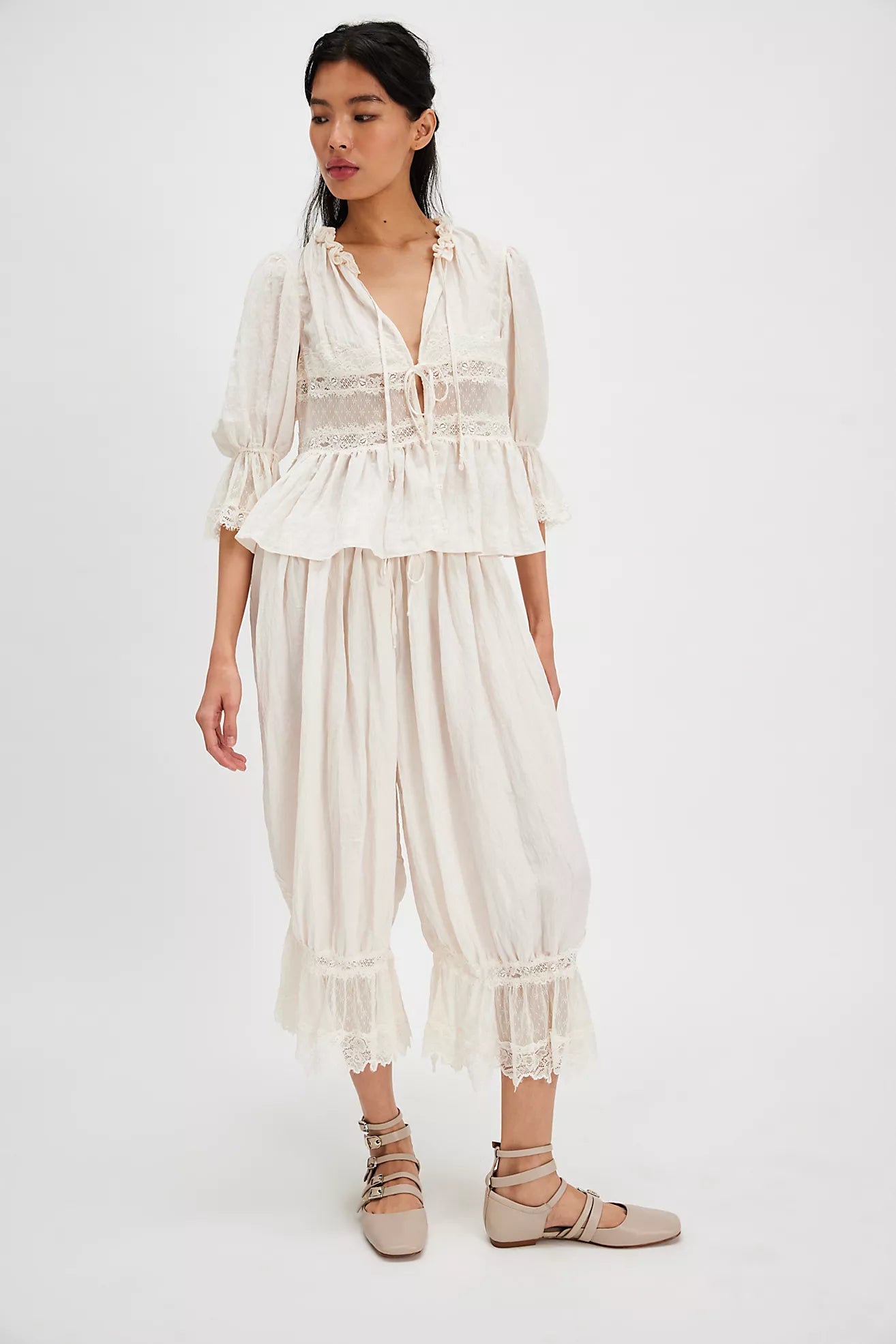 Free People Forever Young Bloomer Pants Ivory – Laneway Boutique