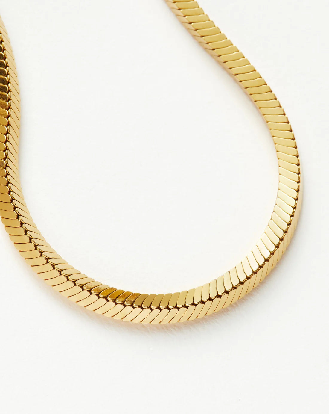 Missoma Lucy Williams Square Snake Chain Bracelet Gold - Laneway Boutique